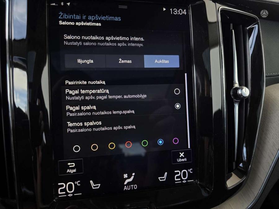 Grey Volvo XC60 2019 in Vilnius, with an engine capacity of 1.97 L and mileage of 283 thousand km for 20900 €, photo 25 on AUTOMOTO.COM.LV