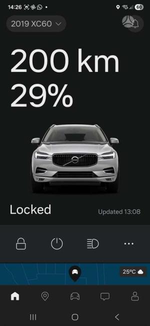 Grey Volvo XC60 2019 in Vilnius, with an engine capacity of 1.97 L and mileage of 283 thousand km for 20900 €, photo 38 on AUTOMOTO.COM.LV