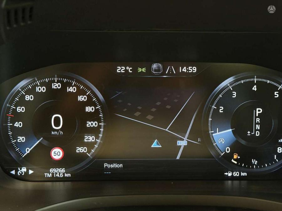 Pelēks Volvo XC60 2019 Klaipėda, ar dzinēja tilpumu 1.97 L un nobraukumu 69 tūkst. km par 22950 €, foto 23 vietnē AUTOMOTO.COM.LV