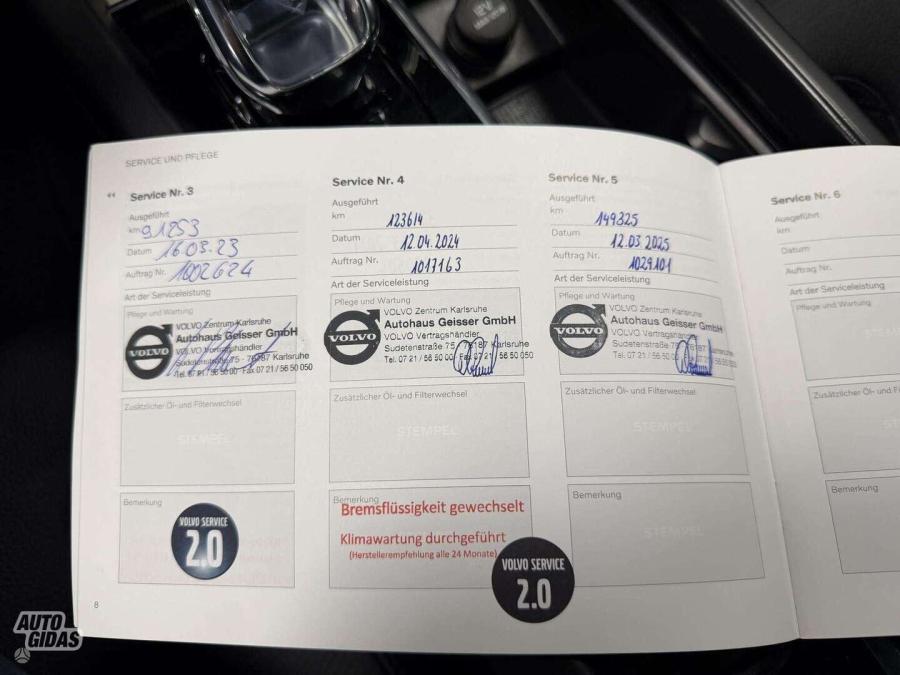 Grey Volvo XC60 2020 in Klaipeda, with an engine capacity of 2.00 L and mileage of 170 thousand km for 27750 €, photo 13 on AUTOMOTO.COM.LV