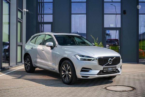Grey Volvo XC60 2020 in Kaunas, with an engine capacity of 1.97 L and mileage of 187 thousand km for 24950 €, photo 1 on AUTOMOTO.COM.LV