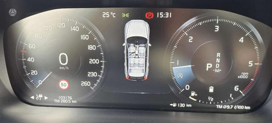 Pelēks Volvo XC60 2021 Klaipėda, ar dzinēja tilpumu 1.97 L un nobraukumu 103 tūkst. km par 26500 €, foto 18 vietnē AUTOMOTO.COM.LV