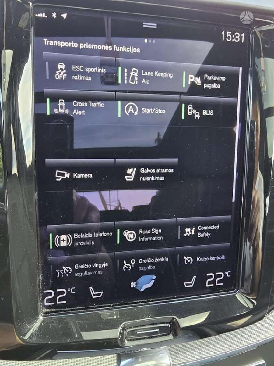 Pelēks Volvo XC60 2021 Klaipėda, ar dzinēja tilpumu 1.97 L un nobraukumu 103 tūkst. km par 26500 €, foto 20 vietnē AUTOMOTO.COM.LV