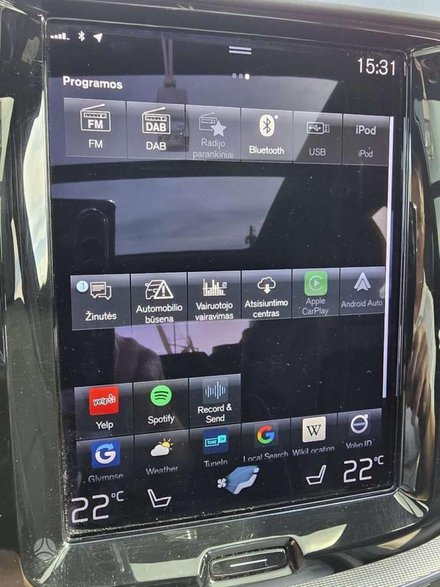Pelēks Volvo XC60 2021 Klaipėda, ar dzinēja tilpumu 1.97 L un nobraukumu 103 tūkst. km par 26500 €, foto 21 vietnē AUTOMOTO.COM.LV