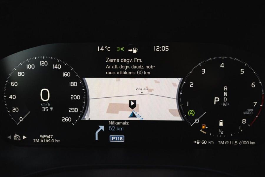 Pelēks Volvo XC60 2021 Ventspils, ar dzinēja tilpumu 2.00 L un nobraukumu 92 tūkst. km par 32750 €, foto 22 vietnē AUTOMOTO.COM.LV