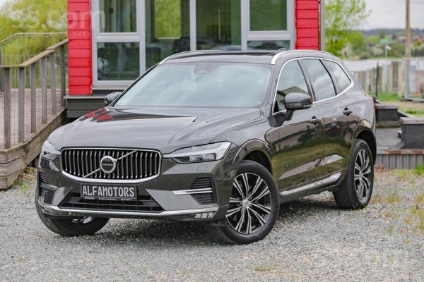 Grey Volvo XC60 2022 in Riga, with an engine capacity of 2.00 L and mileage of 100 thousand km for 34990 €, photo 1 on AUTOMOTO.COM.LV