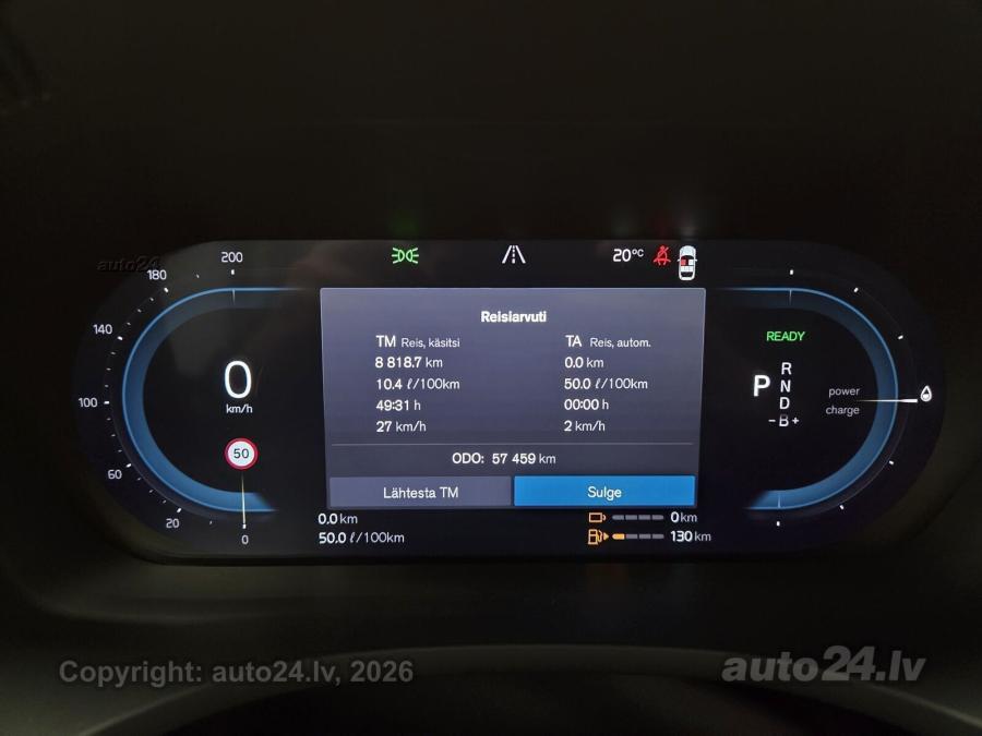 Grey Volvo XC60 2022 in Tallinn, with an engine capacity of 2.00 L and mileage of 57 thousand km for 39900 €, photo 16 on AUTOMOTO.COM.LV