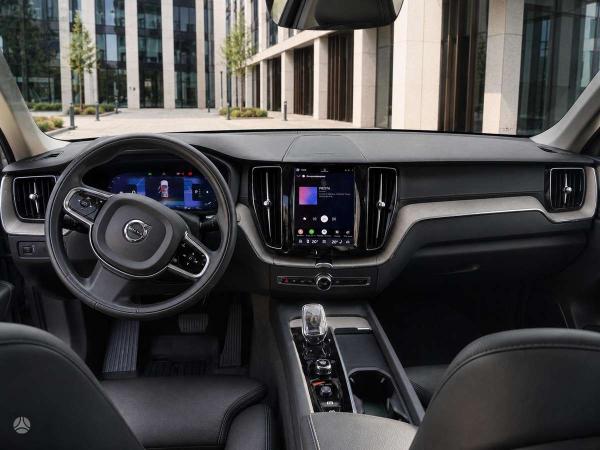 Grey Volvo XC60 2022 in Vilnius, with an engine capacity of 1.97 L and mileage of 63 thousand km for 36900 €, photo 6 on AUTOMOTO.COM.LV