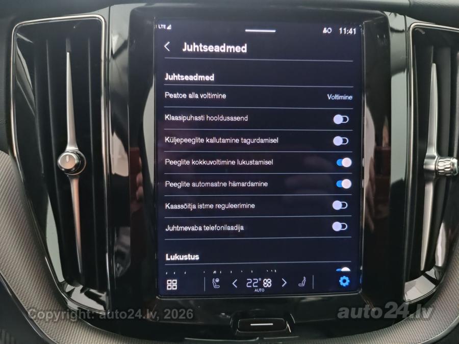 Pelēks Volvo XC60 2023 Tallina, ar dzinēja tilpumu 2.00 L un nobraukumu 182 tūkst. km par 34800 €, foto 16 vietnē AUTOMOTO.COM.LV