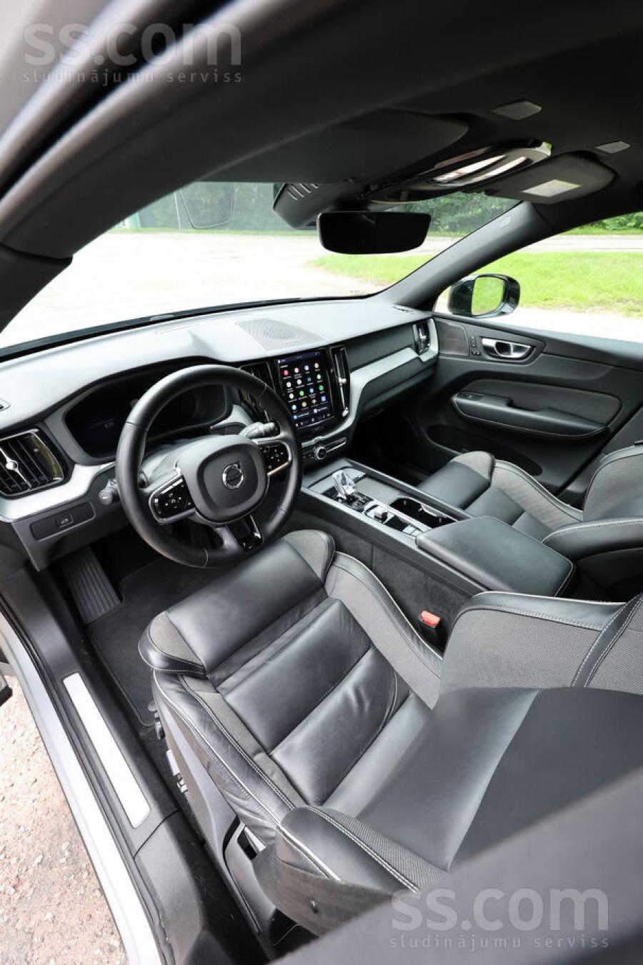 Grey Volvo XC60 2023 in Talsi, with an engine capacity of 2.00 L and mileage of 145 thousand km for 36900 €, photo 17 on AUTOMOTO.COM.LV