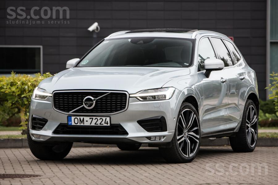 Grey Volvo XC60 2018 in Jelgava, with an engine capacity of 2.00 L and mileage of 0 thousand km for 22590 €, photo 3 on AUTOMOTO.COM.LV