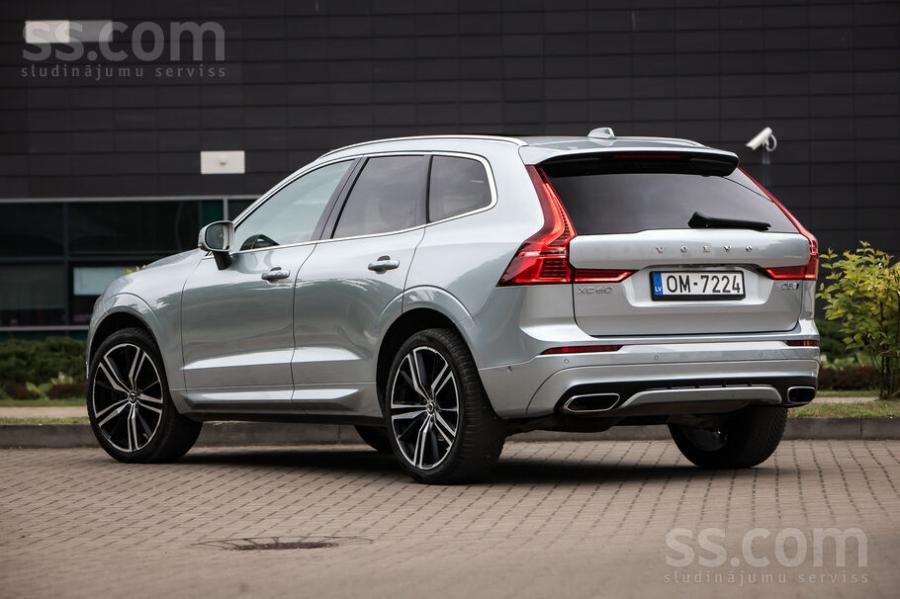 Grey Volvo XC60 2018 in Jelgava, with an engine capacity of 2.00 L and mileage of 0 thousand km for 22590 €, photo 11 on AUTOMOTO.COM.LV