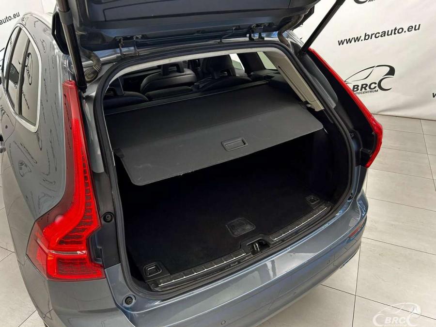 Grey Volvo XC60 2018 in Vilnius, with an engine capacity of 1.97 L and mileage of 249 thousand km for 23500 €, photo 28 on AUTOMOTO.COM.LV