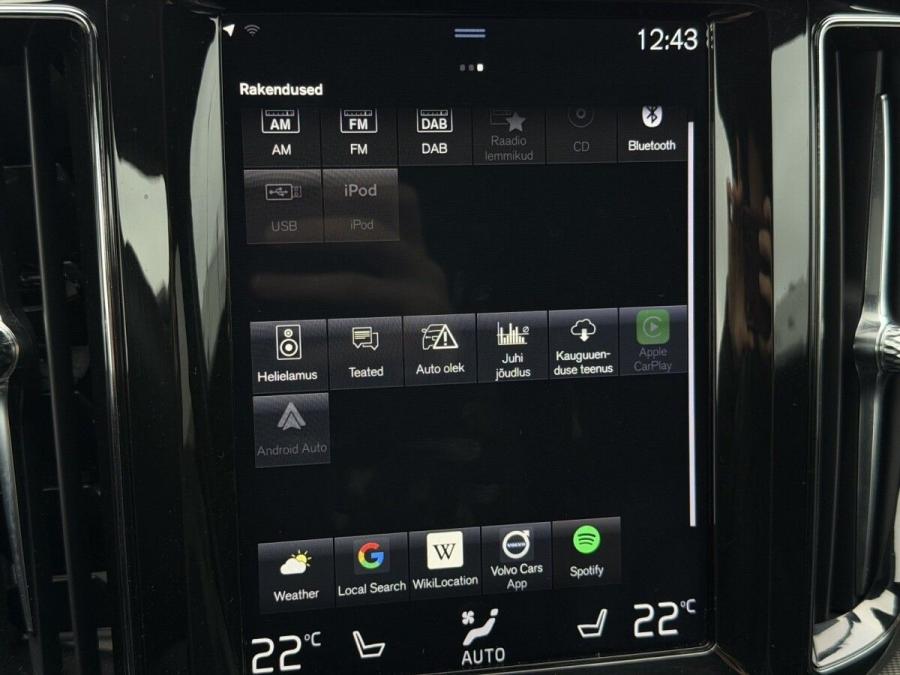 Pelēks Volvo XC60 2019 Pērnava, ar dzinēja tilpumu 2.00 L un nobraukumu 124 tūkst. km par 30900 €, foto 17 vietnē AUTOMOTO.COM.LV