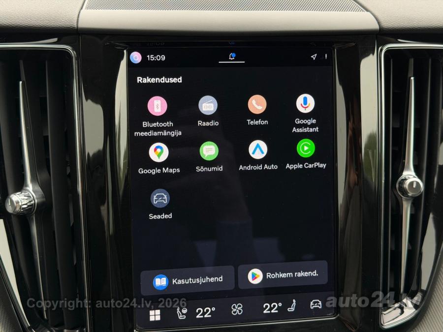 Pelēks Volvo XC60 2023 Pērnava, ar dzinēja tilpumu 2.00 L un nobraukumu 42 tūkst. km par 39900 €, foto 15 vietnē AUTOMOTO.COM.LV