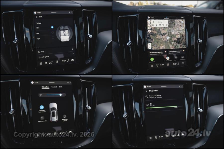 Grey Volvo XC60 2024 in Tartu, with an engine capacity of 2.00 L and mileage of 19 thousand km for 47000 €, photo 20 on AUTOMOTO.COM.LV