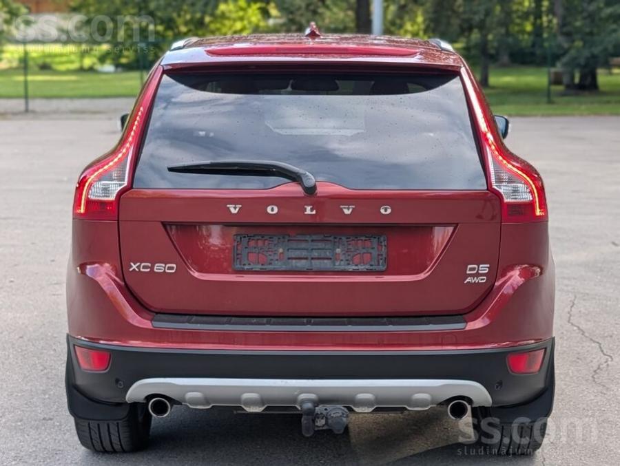 Красный Вольво ХС60 2011 в Юрмала, объемом двигателя 2.40 л и пробегом 0 тыс. км за 7950 €, фото 7 на AUTOMOTO.COM.LV