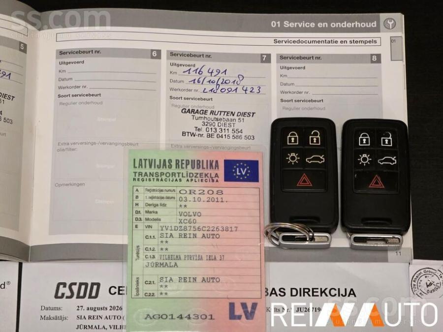 Sarkans Volvo XC60 2011 Rīga, ar dzinēja tilpumu 2.40 L un nobraukumu 255 tūkst. km par 9950 €, foto 35 vietnē AUTOMOTO.COM.LV