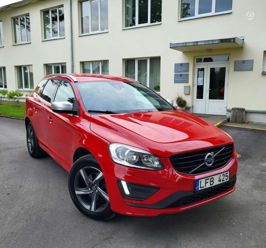 Sarkans Volvo XC60 2015 Šauļi, ar dzinēja tilpumu 2.00 L un nobraukumu 360 tūkst. km par 8550 €, foto 1 vietnē AUTOMOTO.COM.LV