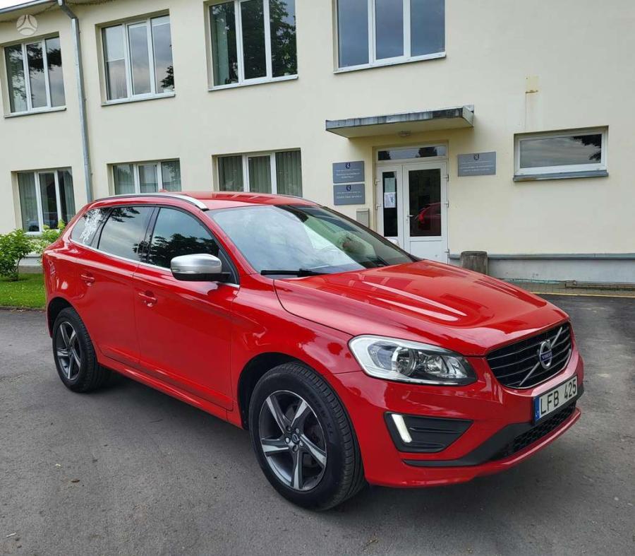 Sarkans Volvo XC60 2015 Šauļi, ar dzinēja tilpumu 2.00 L un nobraukumu 360 tūkst. km par 8550 €, foto 4 vietnē AUTOMOTO.COM.LV