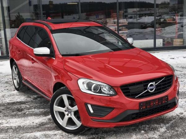 Red Volvo XC60 2016 in Vilnius, with an engine capacity of 2.40 L and mileage of 208 thousand km for 16950 €, photo 2 on AUTOMOTO.COM.LV