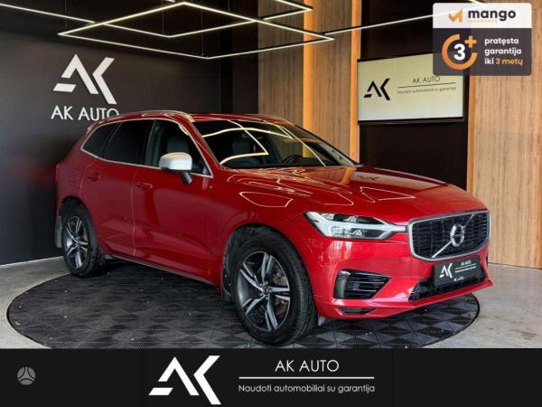 Red Volvo XC60 2018 in Kaunas, with an engine capacity of 2.00 L and mileage of 165 thousand km for 24990 €, photo 1 on AUTOMOTO.COM.LV