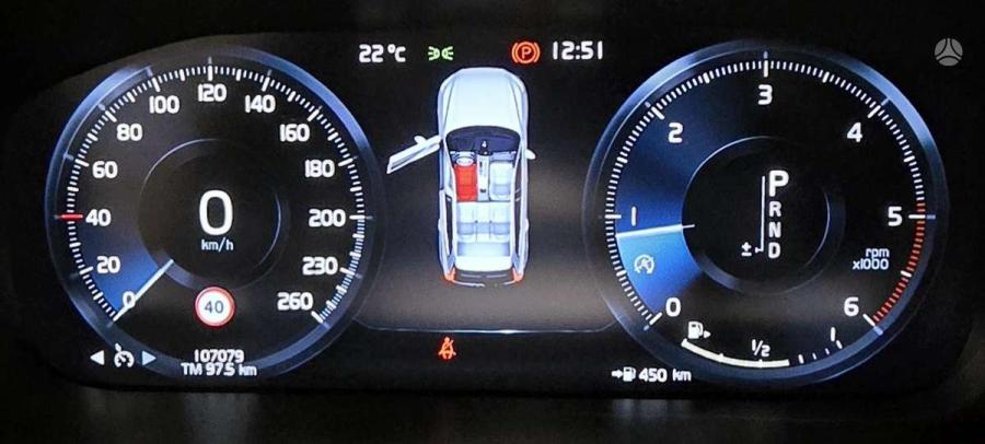 Sarkans Volvo XC60 2019 Šauļi, ar dzinēja tilpumu 1.97 L un nobraukumu 107 tūkst. km par 25900 €, foto 20 vietnē AUTOMOTO.COM.LV