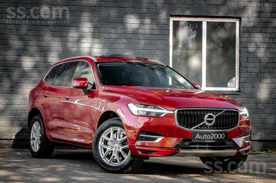Red Volvo XC60 2020 in Tukums, with an engine capacity of 2.00 L and mileage of 259 thousand km for 19990 €, photo 4 on AUTOMOTO.COM.LV