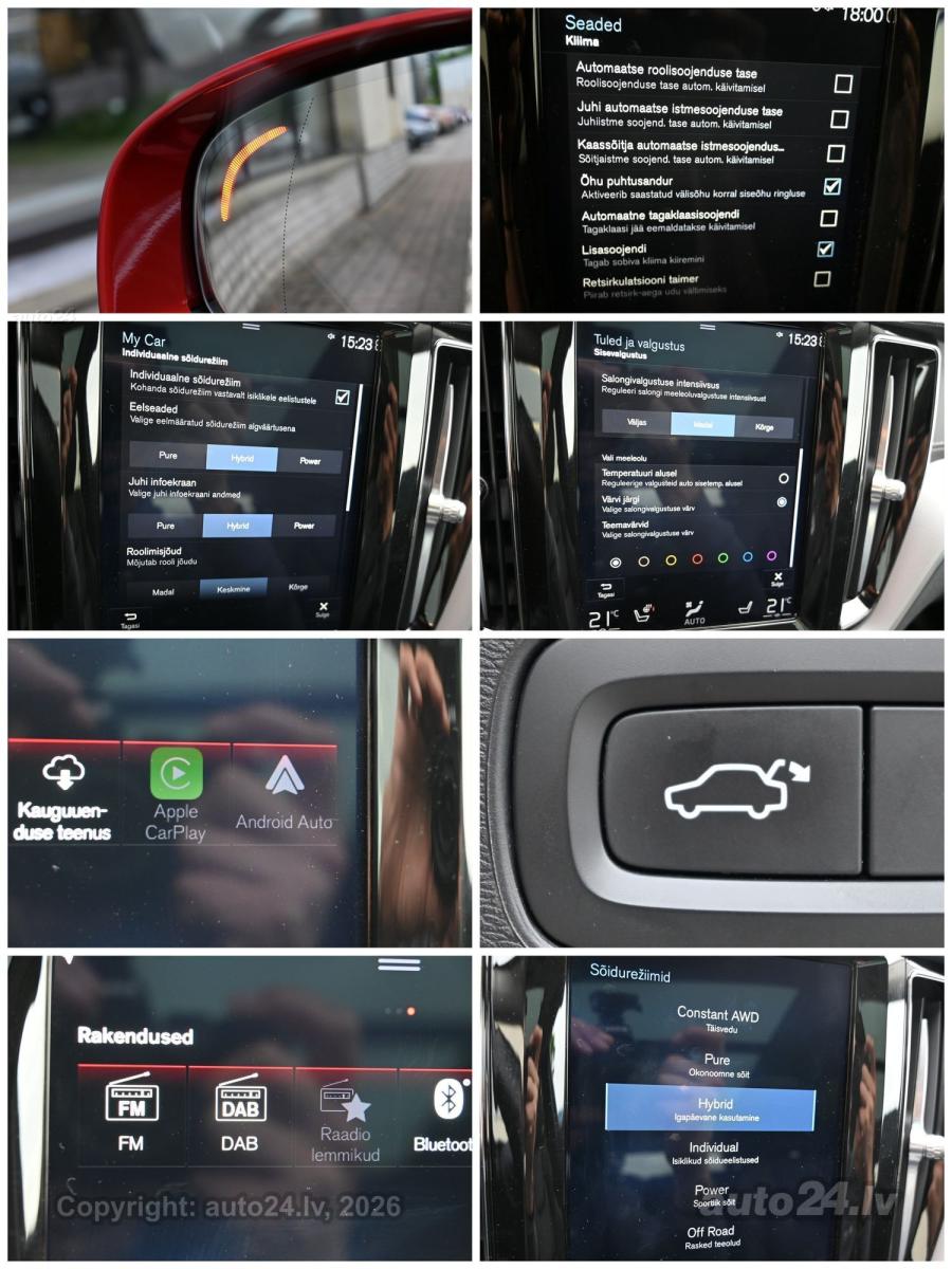 Sarkans Volvo XC60 2020 Tallina, ar dzinēja tilpumu 2.00 L un nobraukumu 135 tūkst. km par 31900 €, foto 16 vietnē AUTOMOTO.COM.LV