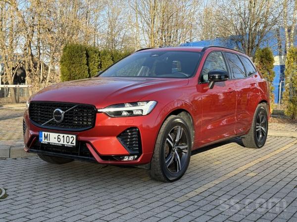 Red Volvo XC60 2021 in Riga, with an engine capacity of 2.00 L and mileage of 54 thousand km for 36500 €, photo 1 on AUTOMOTO.COM.LV