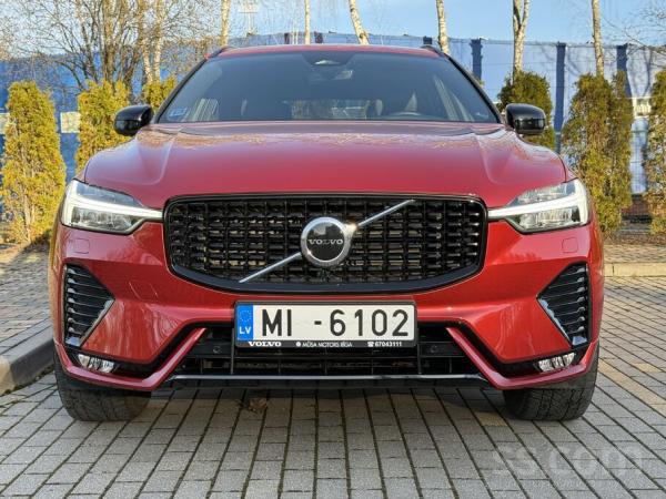 Red Volvo XC60 2021 in Riga, with an engine capacity of 2.00 L and mileage of 54 thousand km for 36500 €, photo 2 on AUTOMOTO.COM.LV