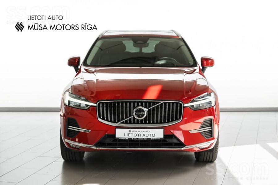Red Volvo XC60 2022 in Riga, with an engine capacity of 2.00 L and mileage of 34 thousand km for 35900 €, photo 4 on AUTOMOTO.COM.LV