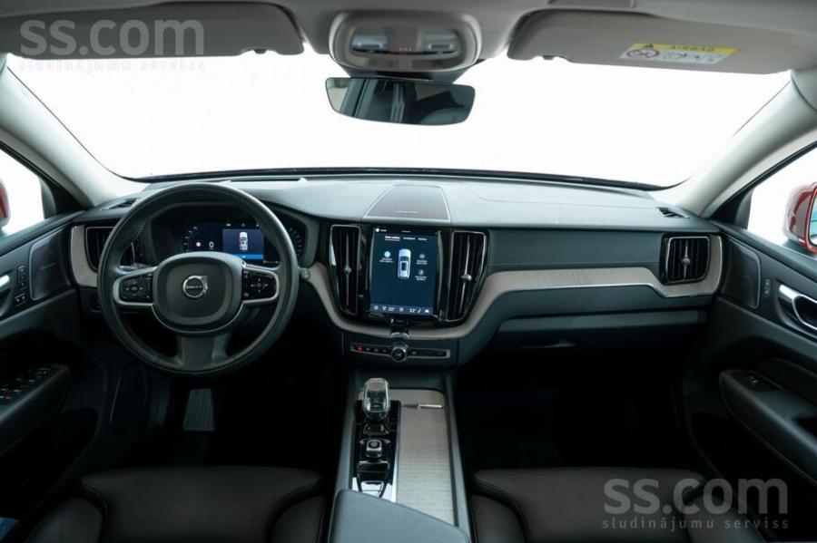 Red Volvo XC60 2022 in Riga, with an engine capacity of 2.00 L and mileage of 34 thousand km for 35900 €, photo 7 on AUTOMOTO.COM.LV