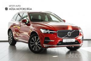 Red Volvo XC60 2022 in Riga, with an engine capacity of 2.00 L and mileage of 34 thousand km for 35900 €, photo 10 on AUTOMOTO.COM.LV