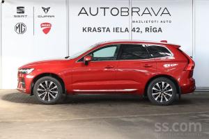 Red Volvo XC60 2023 in Riga, with an engine capacity of 2.00 L and mileage of 117 thousand km for 36900 €, photo 5 on AUTOMOTO.COM.LV