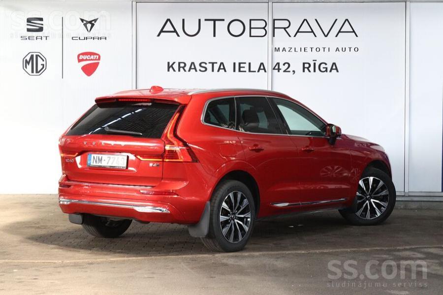 Red Volvo XC60 2023 in Riga, with an engine capacity of 2.00 L and mileage of 117 thousand km for 36900 €, photo 7 on AUTOMOTO.COM.LV