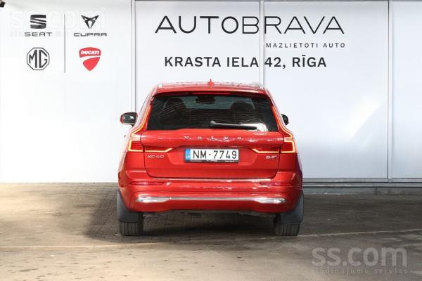 Red Volvo XC60 2023 in Riga, with an engine capacity of 2.00 L and mileage of 117 thousand km for 36900 €, photo 7 on AUTOMOTO.COM.LV
