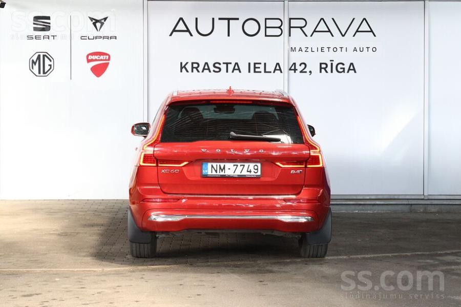 Red Volvo XC60 2023 in Riga, with an engine capacity of 2.00 L and mileage of 117 thousand km for 36900 €, photo 8 on AUTOMOTO.COM.LV