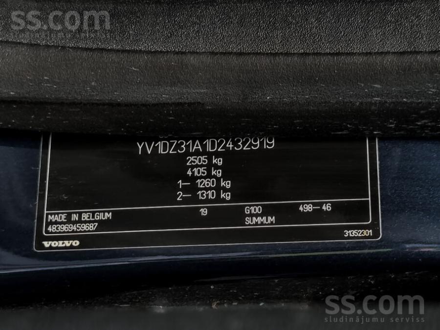 Violets Volvo XC60 2013 Rīga, ar dzinēja tilpumu 2.00 L un nobraukumu 220 tūkst. km par 9500 €, foto 15 vietnē AUTOMOTO.COM.LV