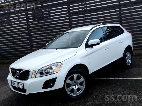 White Volvo XC60 2009 in Riga, with an engine capacity of 2.40 L and mileage of 194 thousand km for 7990 €, photo 1 on AUTOMOTO.COM.LV