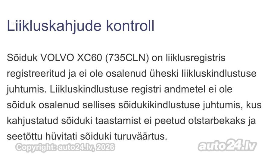 Balts Volvo XC60 2009 Tartu, ar dzinēja tilpumu 2.40 L un nobraukumu 270 tūkst. km par 7399 €, foto 24 vietnē AUTOMOTO.COM.LV