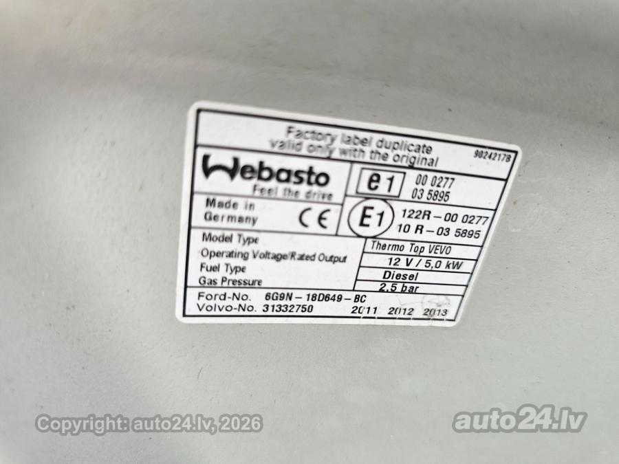Белый Вольво ХС60 2011 в Пайде, объемом двигателя 2.40 л и пробегом 210 тыс. км за 8990 €, фото 24 на AUTOMOTO.COM.LV