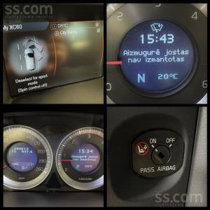 Balts Volvo XC60 2011 Jūrmala, ar dzinēja tilpumu 2.40 L un nobraukumu 286 tūkst. km par 8850 €, foto 33 vietnē AUTOMOTO.COM.LV