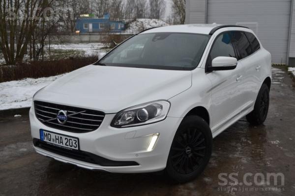 White Volvo XC60 2014 in Riga, with an engine capacity of 2.40 L and mileage of 0 thousand km for 12950 €, photo 1 on AUTOMOTO.COM.LV