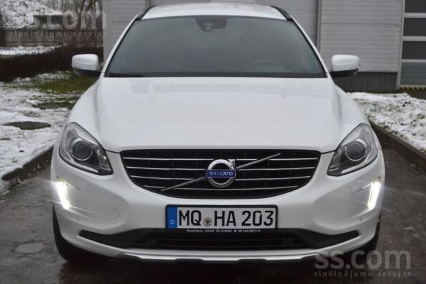 White Volvo XC60 2014 in Riga, with an engine capacity of 2.40 L and mileage of 0 thousand km for 12950 €, photo 2 on AUTOMOTO.COM.LV