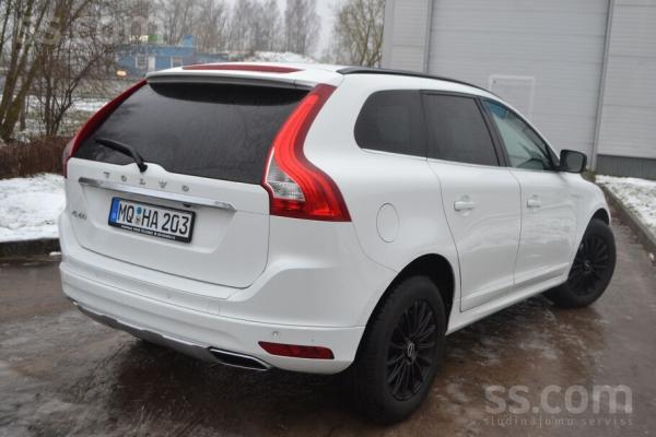 White Volvo XC60 2014 in Riga, with an engine capacity of 2.40 L and mileage of 0 thousand km for 12950 €, photo 6 on AUTOMOTO.COM.LV