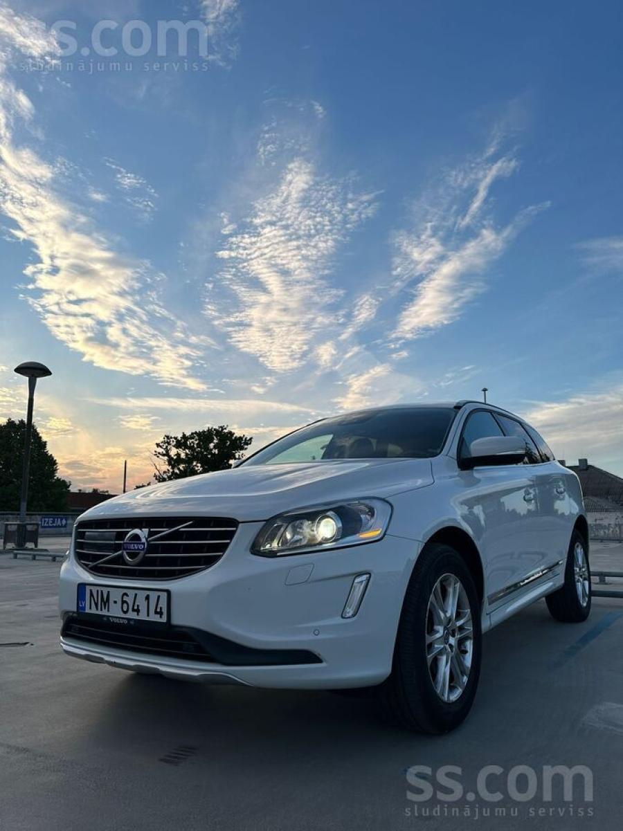 White Volvo XC60 2014 in Riga, with an engine capacity of 2.00 L and mileage of 170 thousand km for 9500 €, photo 1 on AUTOMOTO.COM.LV
