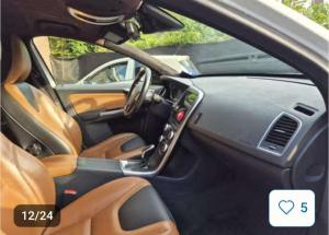 White Volvo XC60 2014 in Vilnius, with an engine capacity of 2.00 L and mileage of 319 thousand km for 8300 €, photo 8 on AUTOMOTO.COM.LV