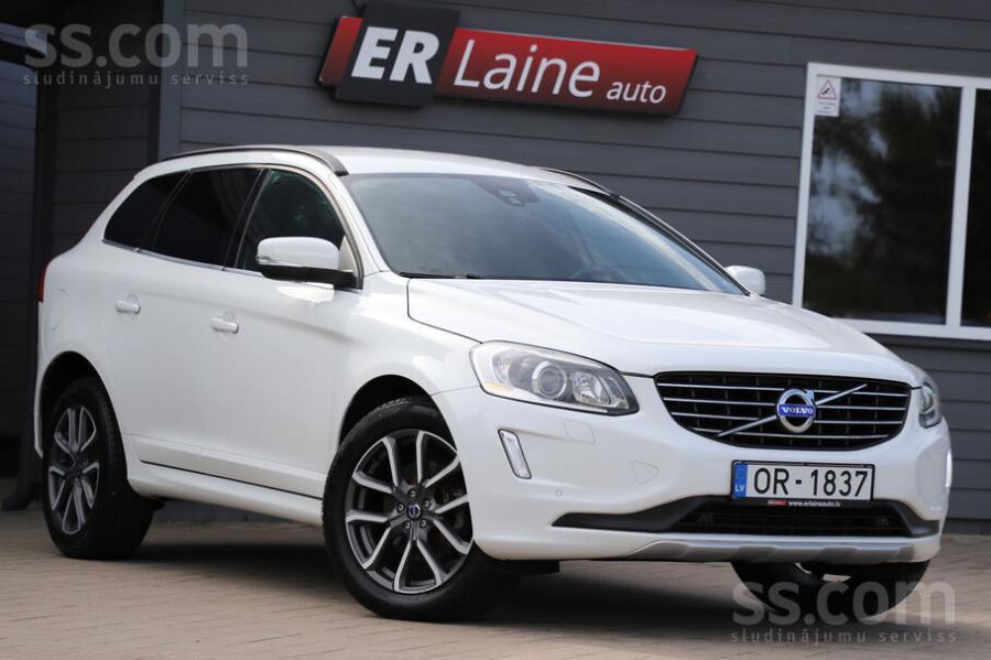 White Volvo XC60 2014 in Tukums, with an engine capacity of 2.00 L and mileage of 263 thousand km for 7900 €, photo 1 on AUTOMOTO.COM.LV