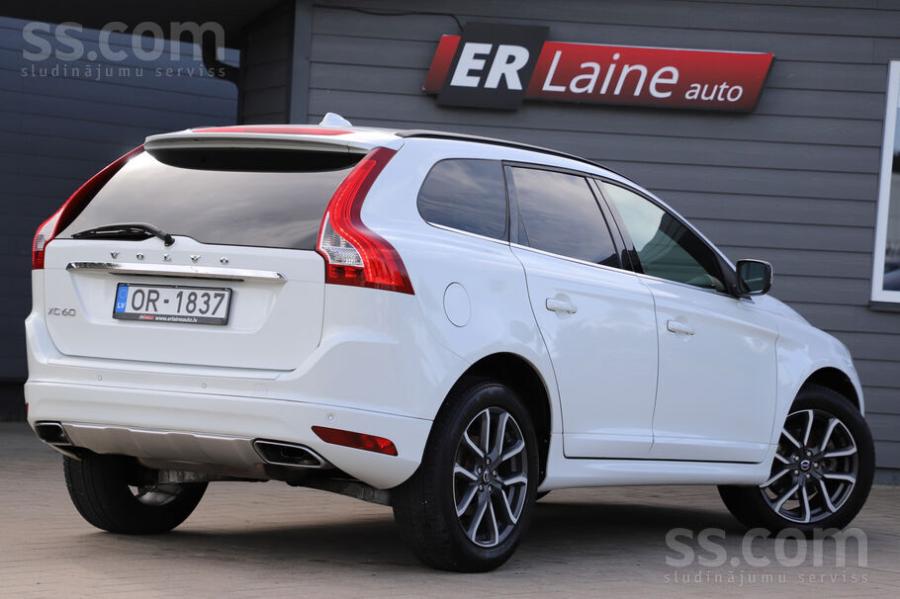 White Volvo XC60 2014 in Tukums, with an engine capacity of 2.00 L and mileage of 263 thousand km for 7900 €, photo 4 on AUTOMOTO.COM.LV